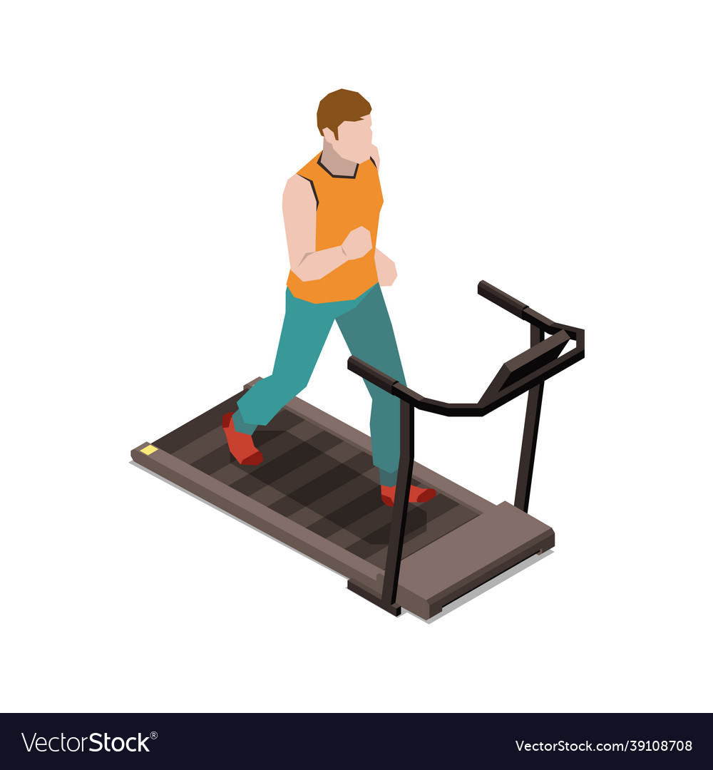 Home running machine composition Royalty Free Vector Image
