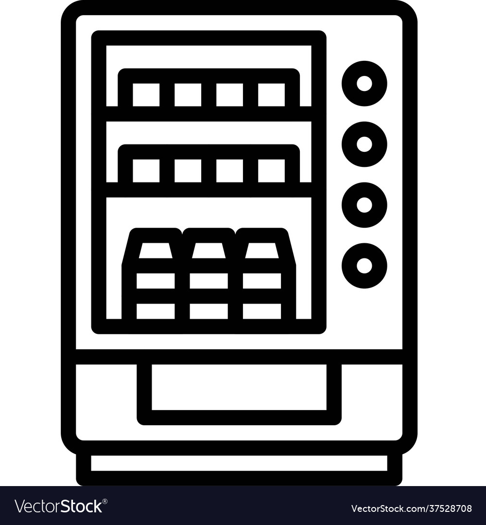 Vending machine icon supermarket and shopping Vector Image Vending machine icon supermarket and shopping Vector Image