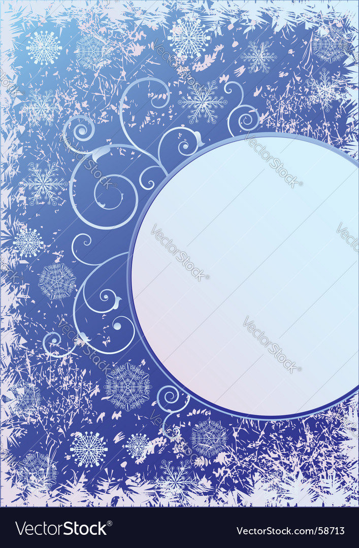 Frost Royalty Free Vector Image - VectorStock