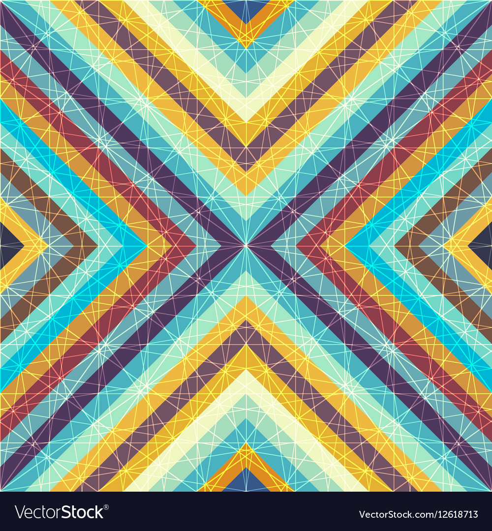 Geometric abstract pattern Royalty Free Vector Image