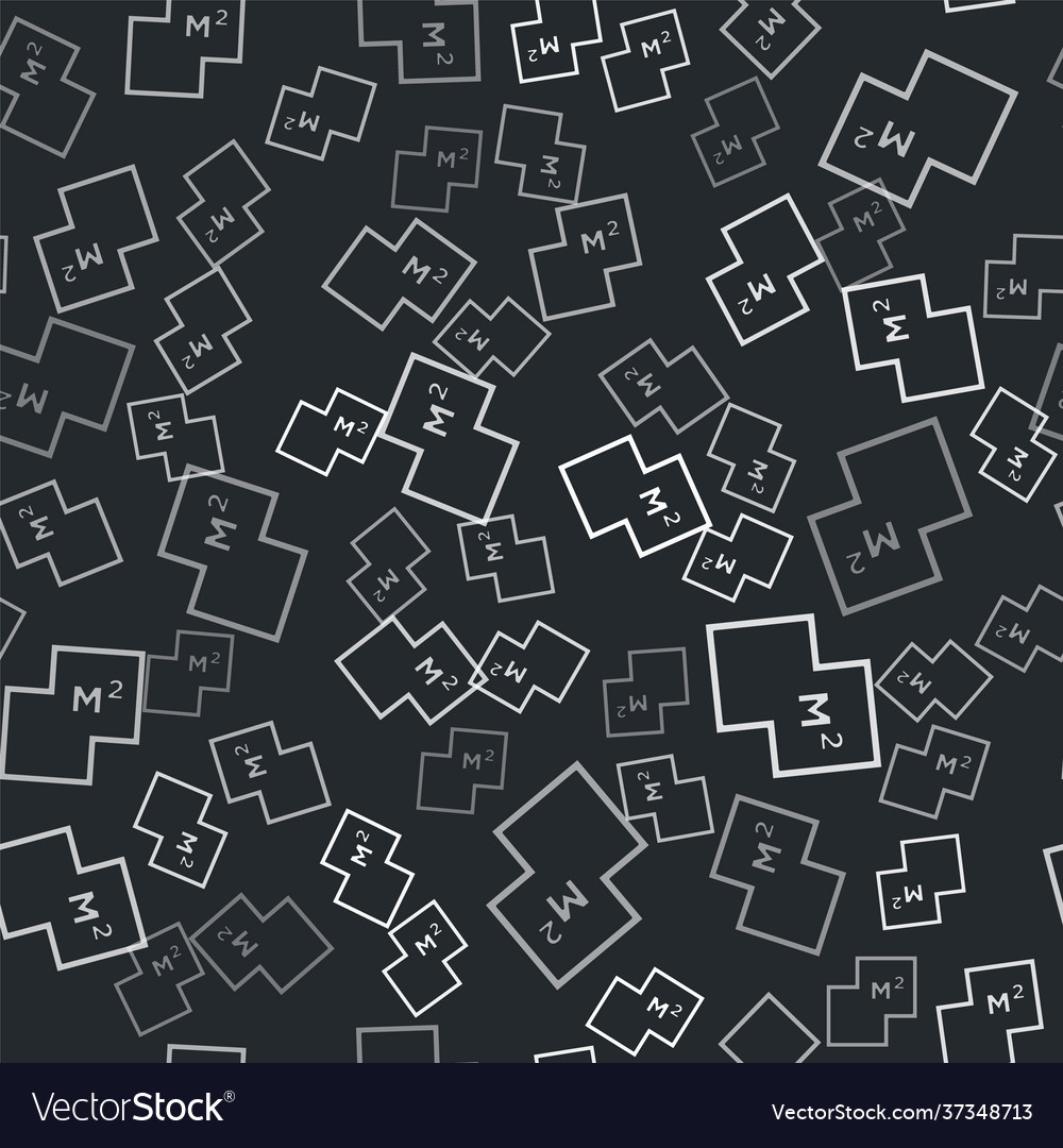 Grey house plan icon isolated seamless pattern Vector Image