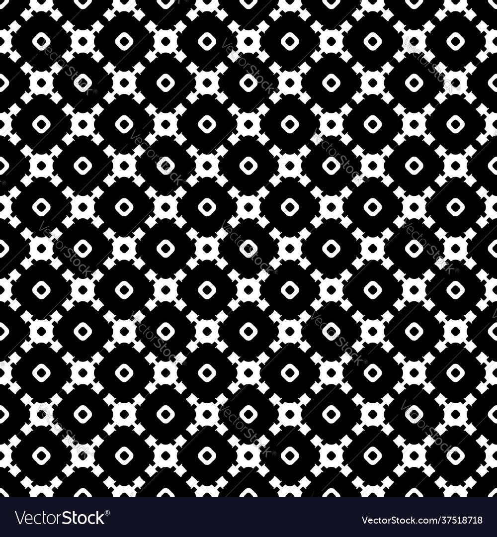Seamless texture monochrome tileable pattern Vector Image