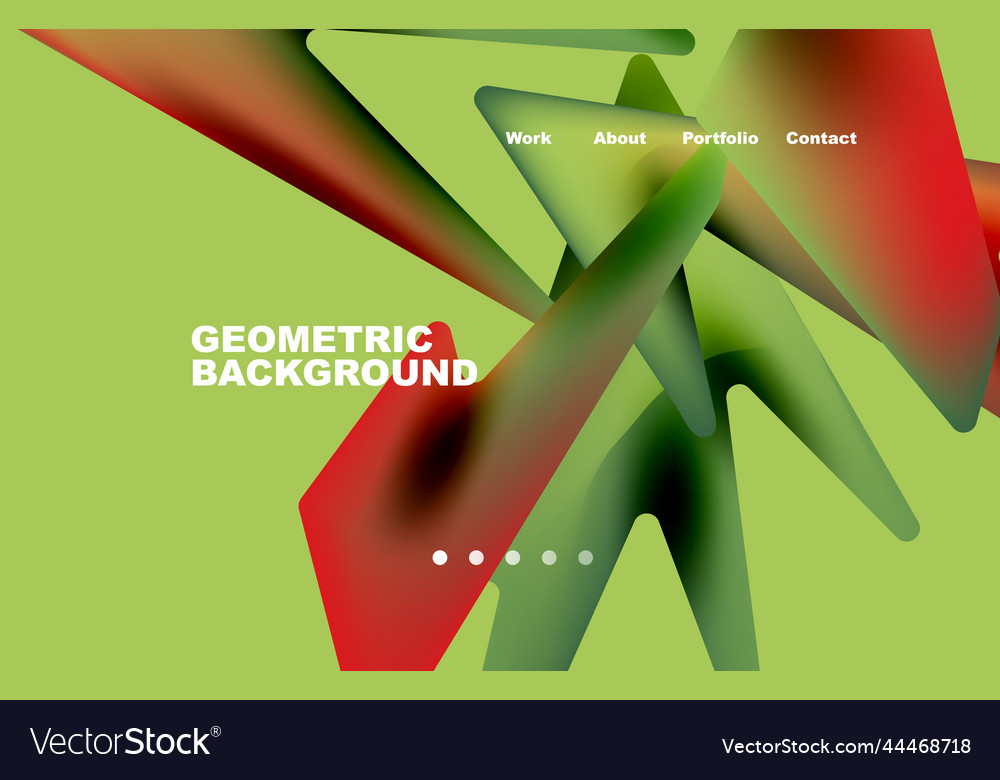 Shards shape composition abstract background web Vector Image