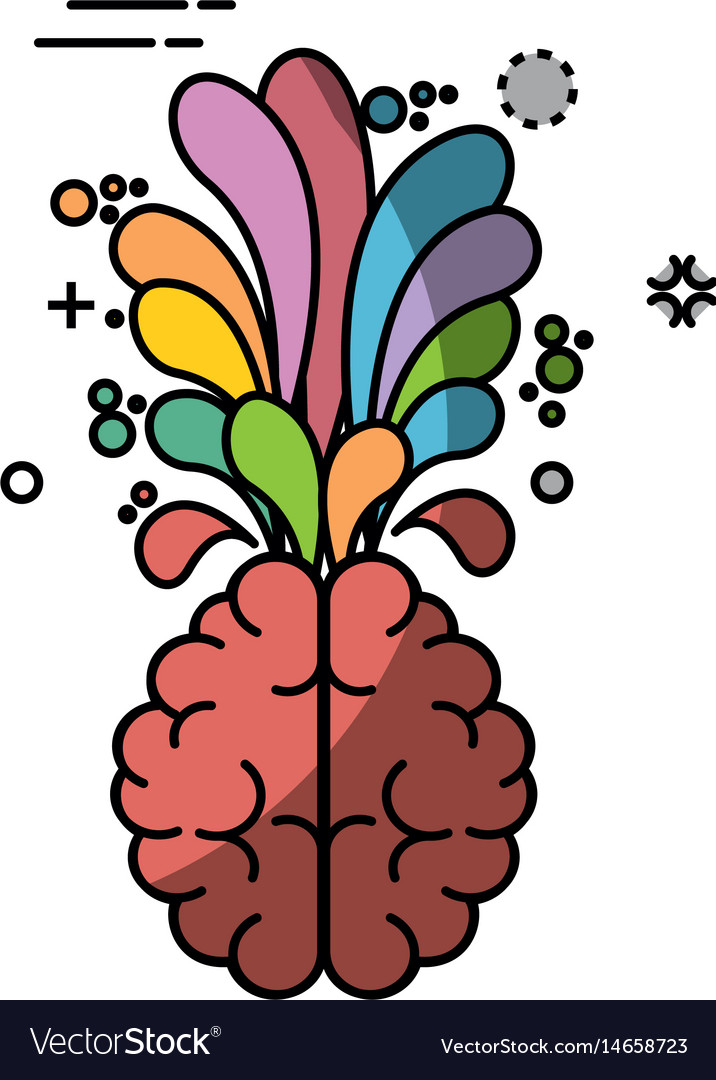 Creative mind design Royalty Free Vector Image