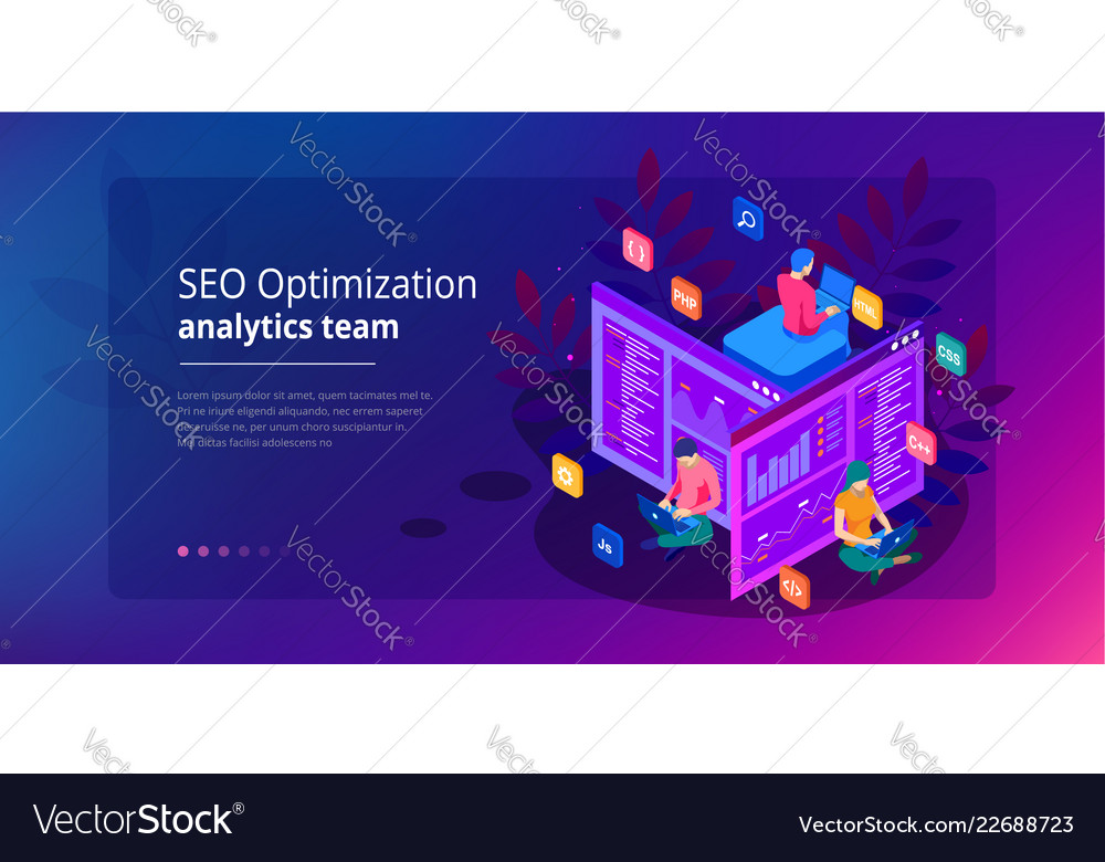 Isometric programmer coding new project web Vector Image Isometric programmer coding new project web Vector Image