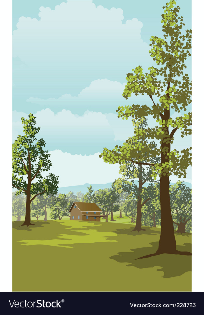 Log cabin Royalty Free Vector Image - VectorStock