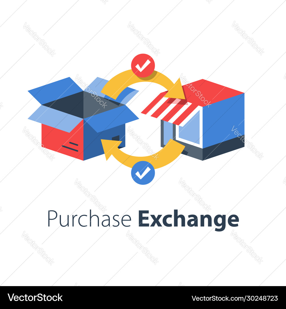 Shop delivery receive parcel pick up point Vector Image
