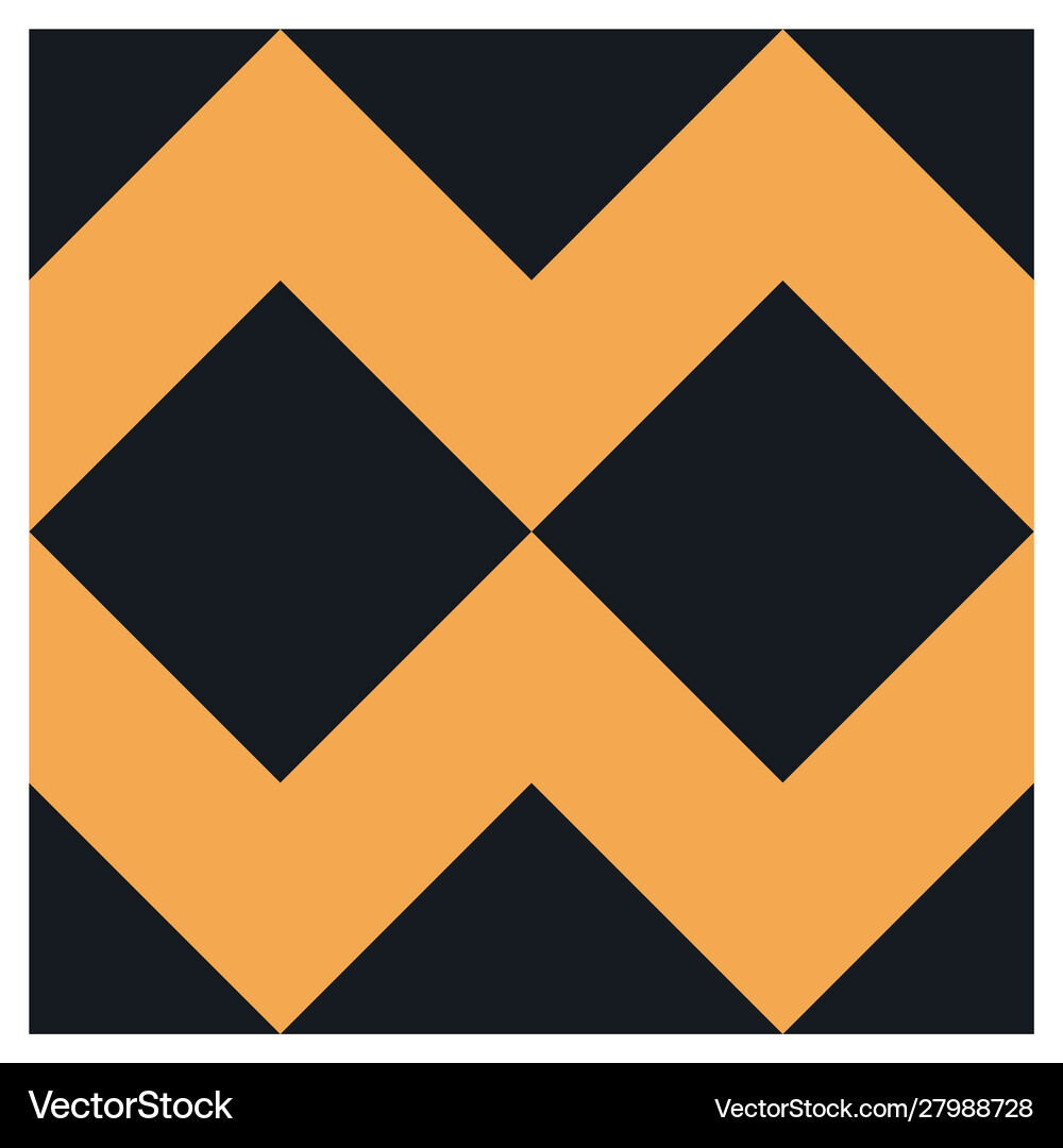 Barn quilt pattern amish patchwork design Vector Image