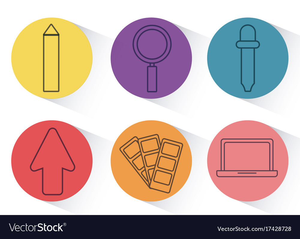 Creativity process design Royalty Free Vector Image