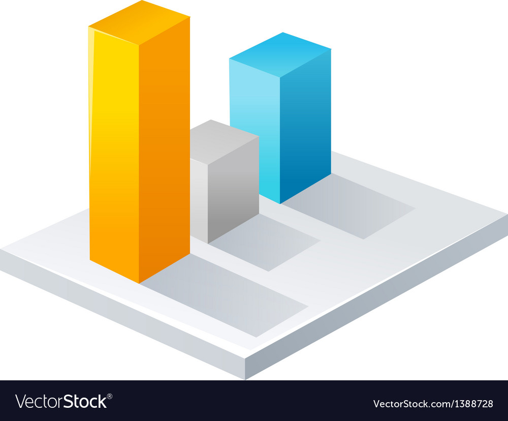 Icon graph Royalty Free Vector Image - VectorStock