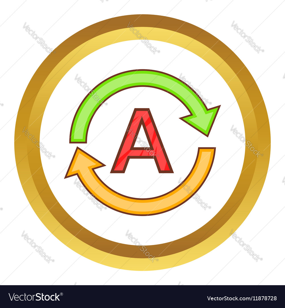 Translation language icon Royalty Free Vector Image