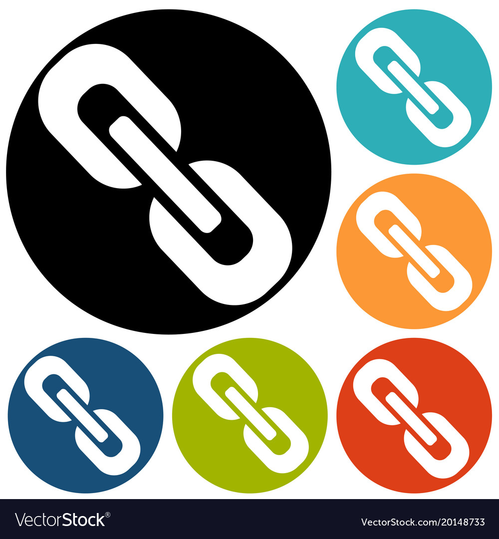 Chain icon Royalty Free Vector Image - VectorStock