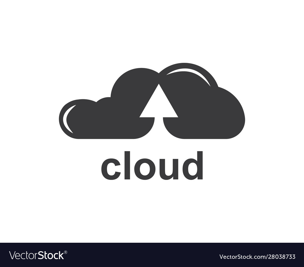 Cloud logo icon Royalty Free Vector Image - VectorStock