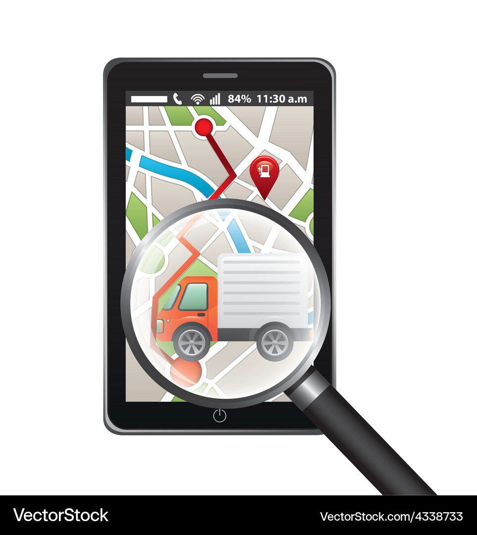 Gps concept Royalty Free Vector Image - VectorStock