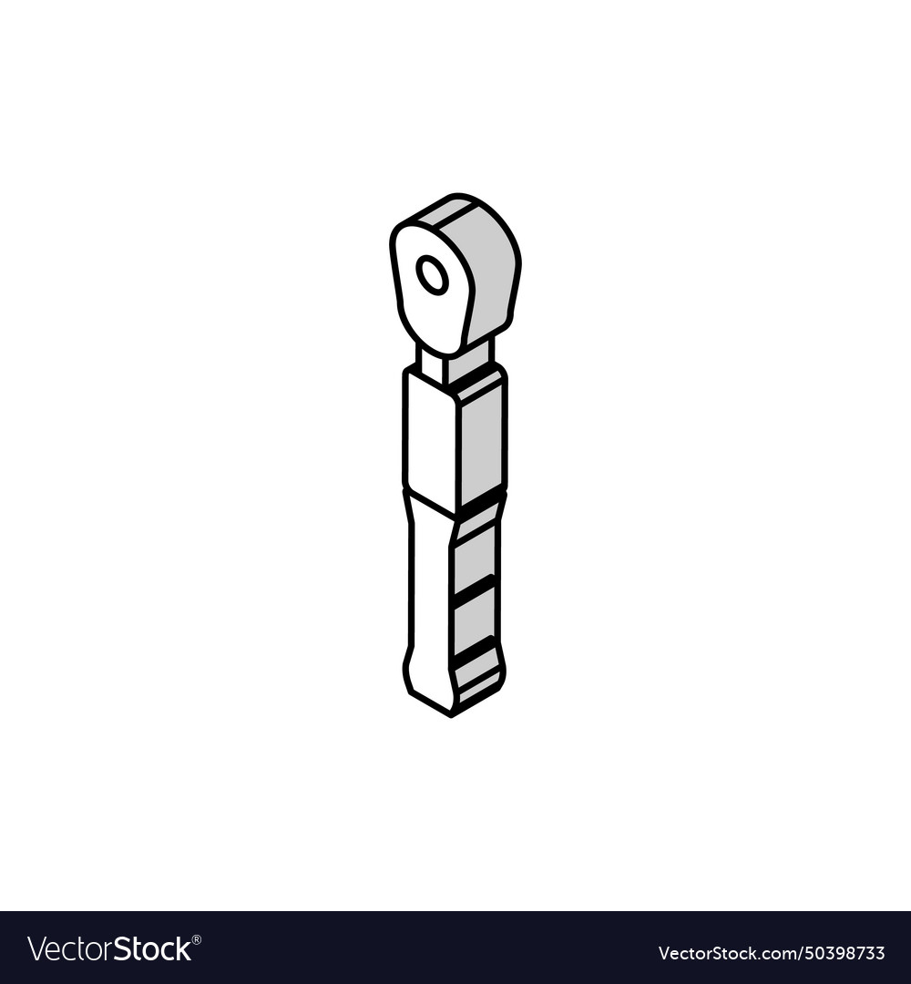 Torque wrench tool isometric icon Royalty Free Vector Image
