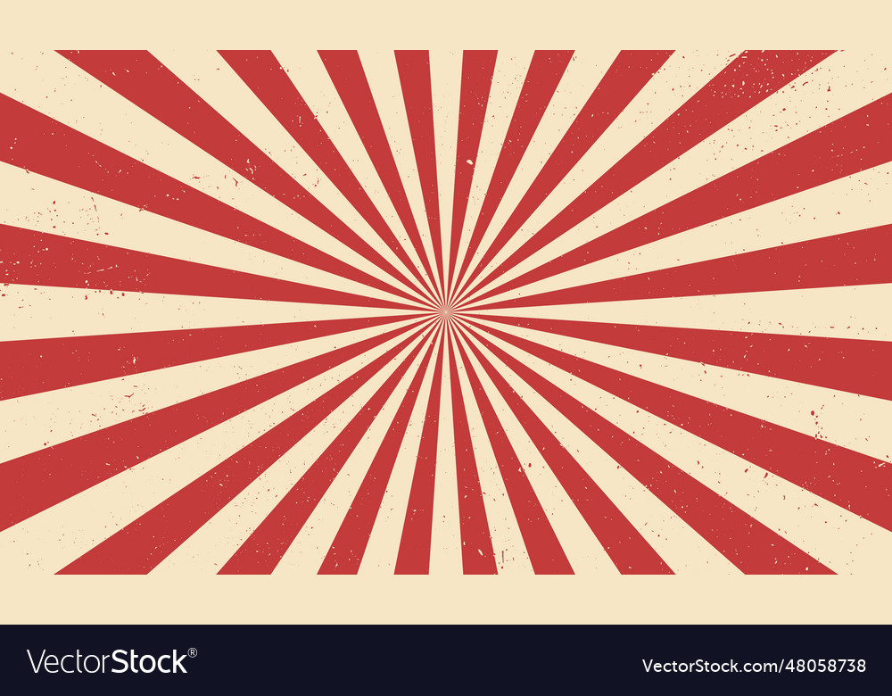 Circus background and spiral retro rays pattern Vector Image