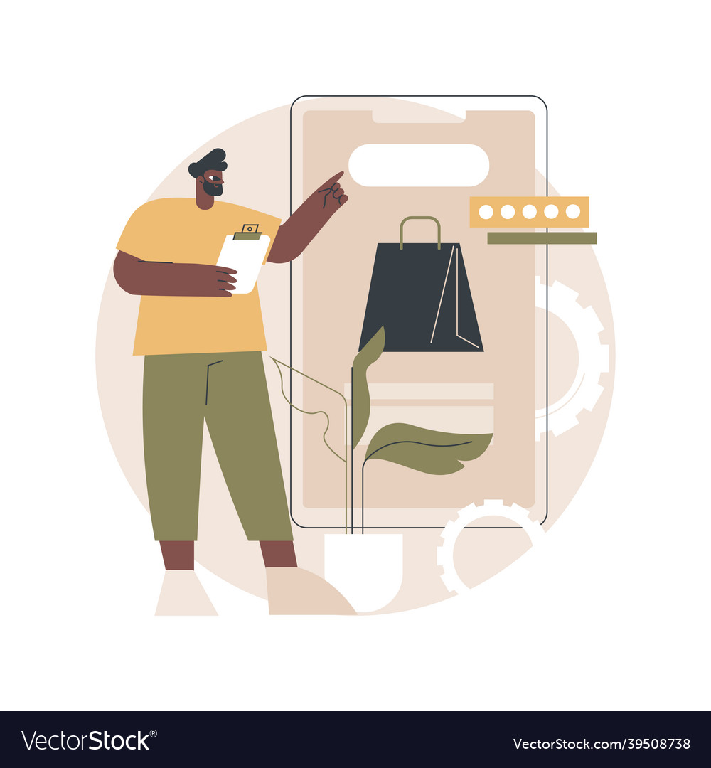 E-commerce development abstract concept Royalty Free Vector