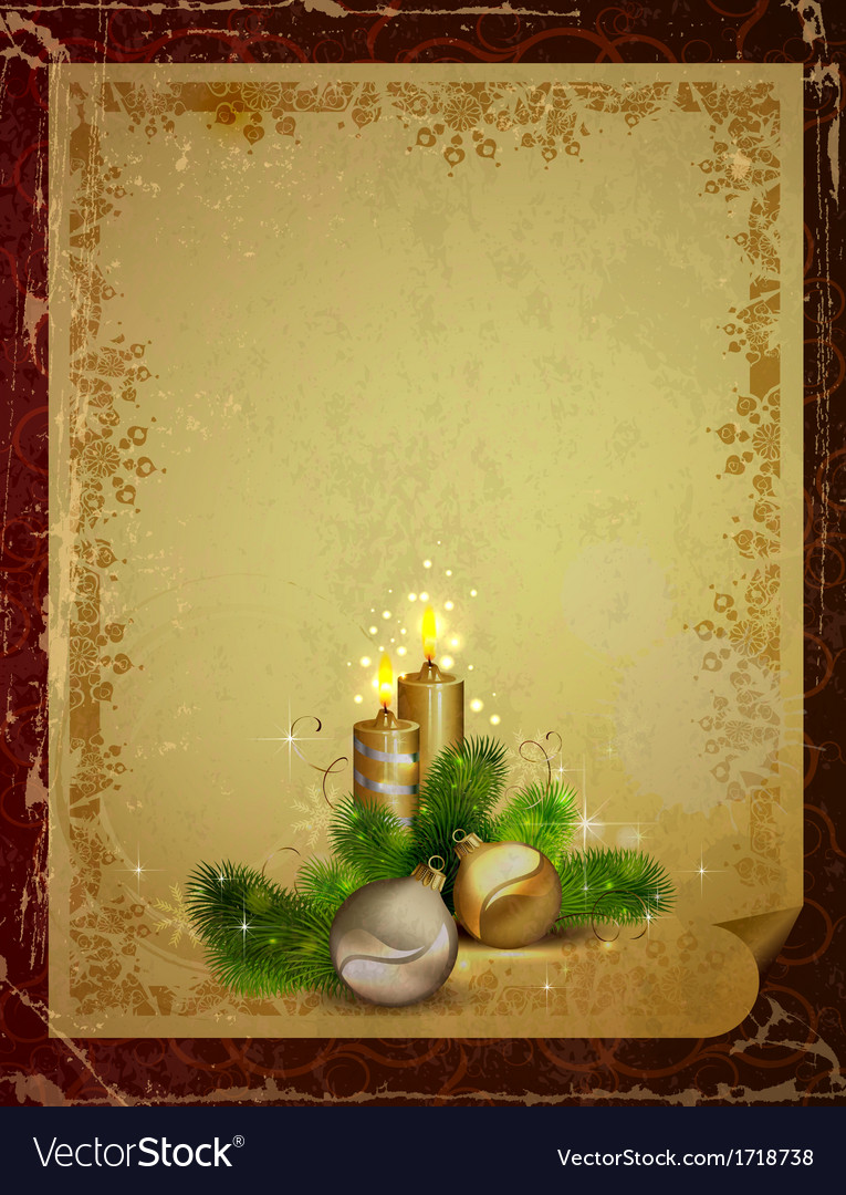 Vintage Christmas Royalty Free Vector Image - VectorStock