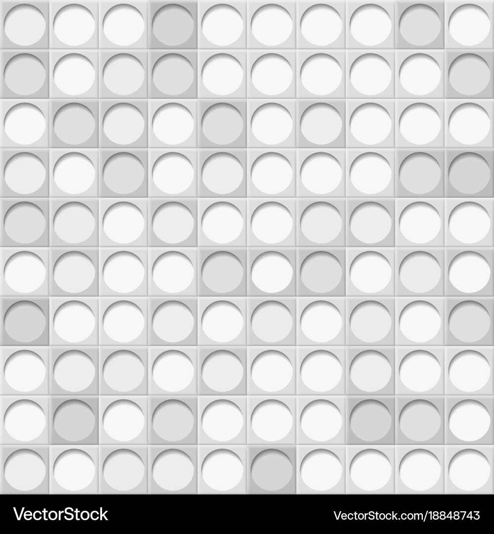 Background of tiles with circles Royalty Free Vector Image
