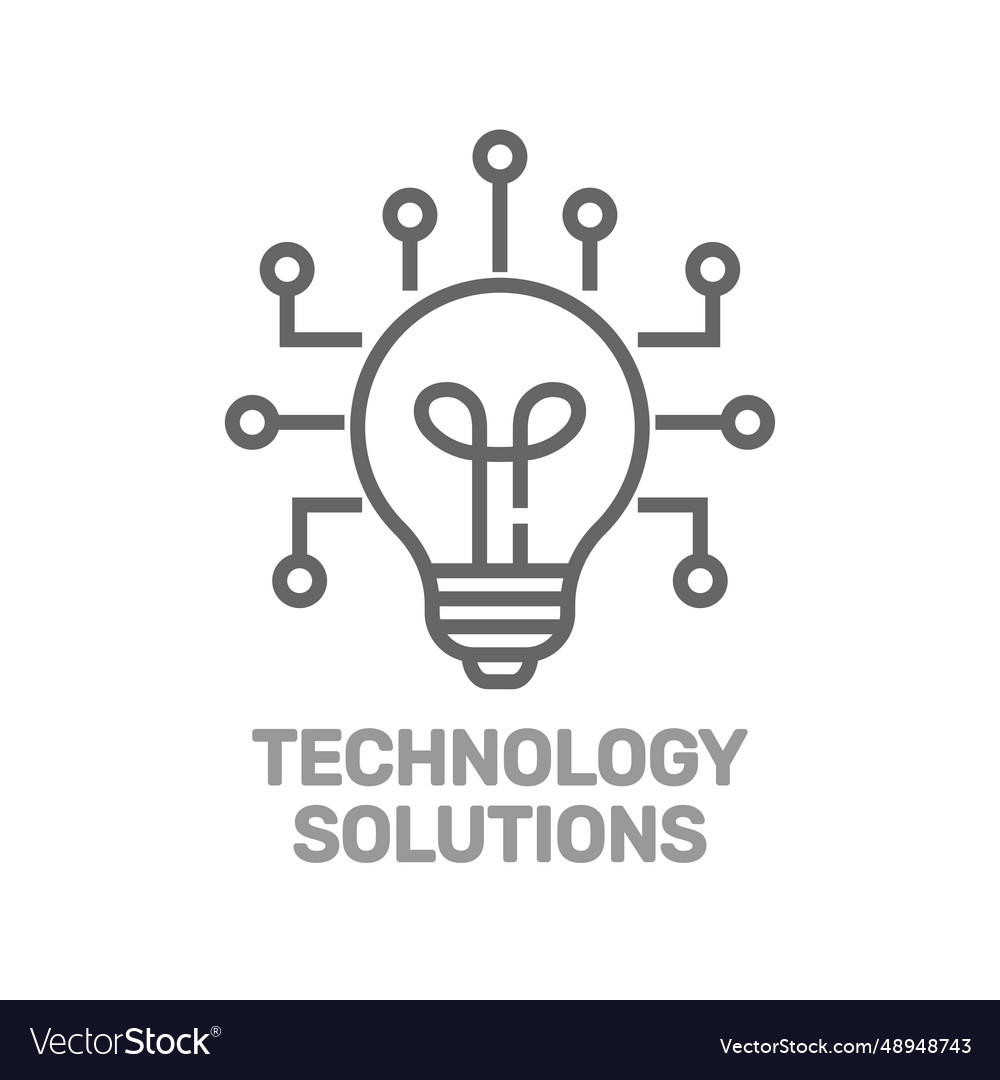 Creative solutions in electronic technologies Vector Image