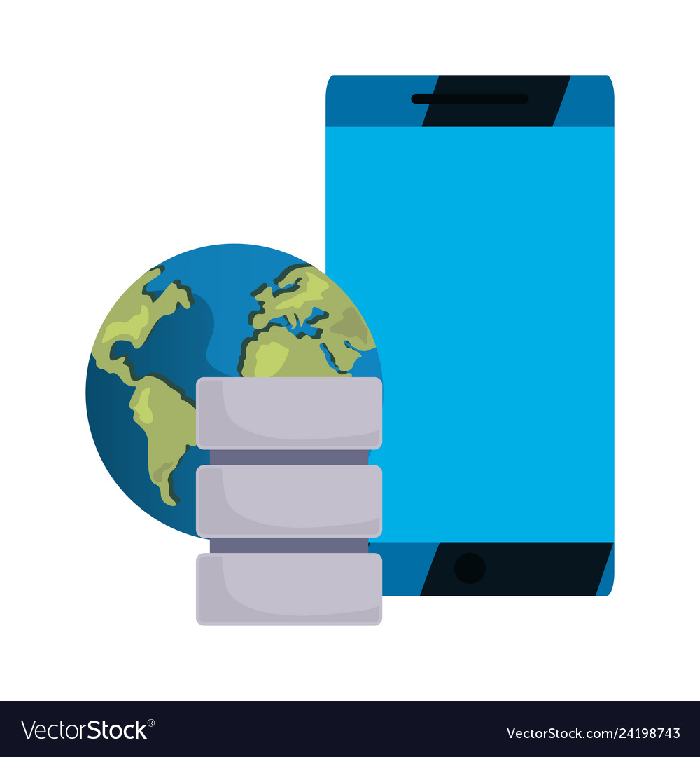 Data protection technology Royalty Free Vector Image