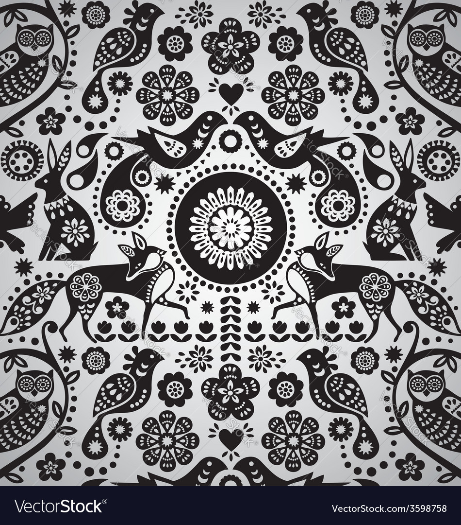 Animal pattern Royalty Free Vector Image - VectorStock