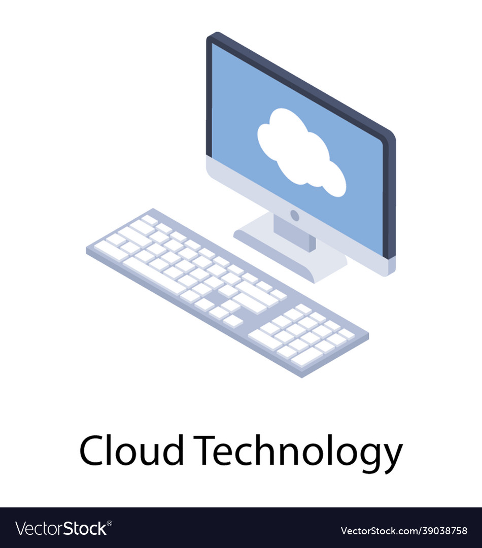 Cloud technology Royalty Free Vector Image - VectorStock