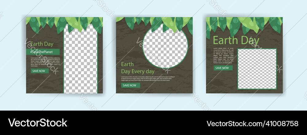 Earth day education to protect the environment Vector Image