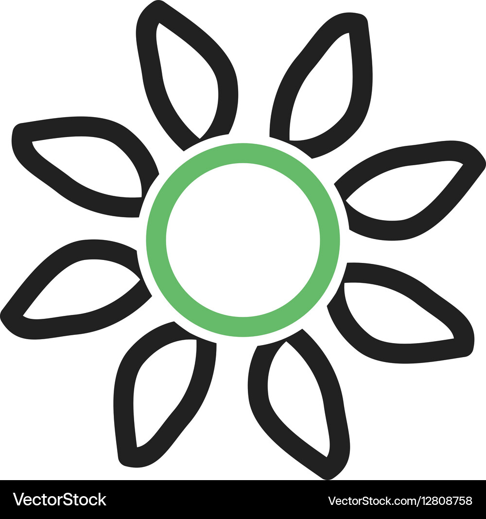 Flower branch spring icon image can also be used Vector Image