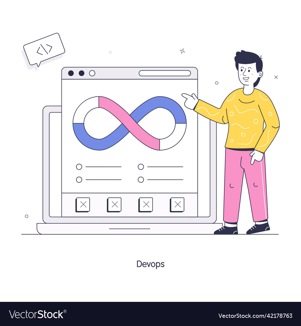 Devops Royalty Free Vector Image - VectorStock