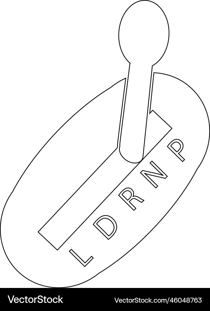 Lever icons of various models Royalty Free Vector Image