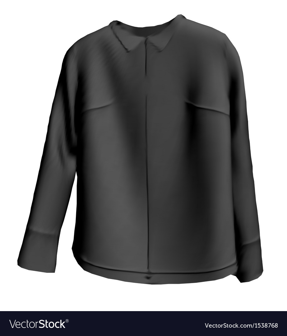 Black jacket Royalty Free Vector Image - VectorStock