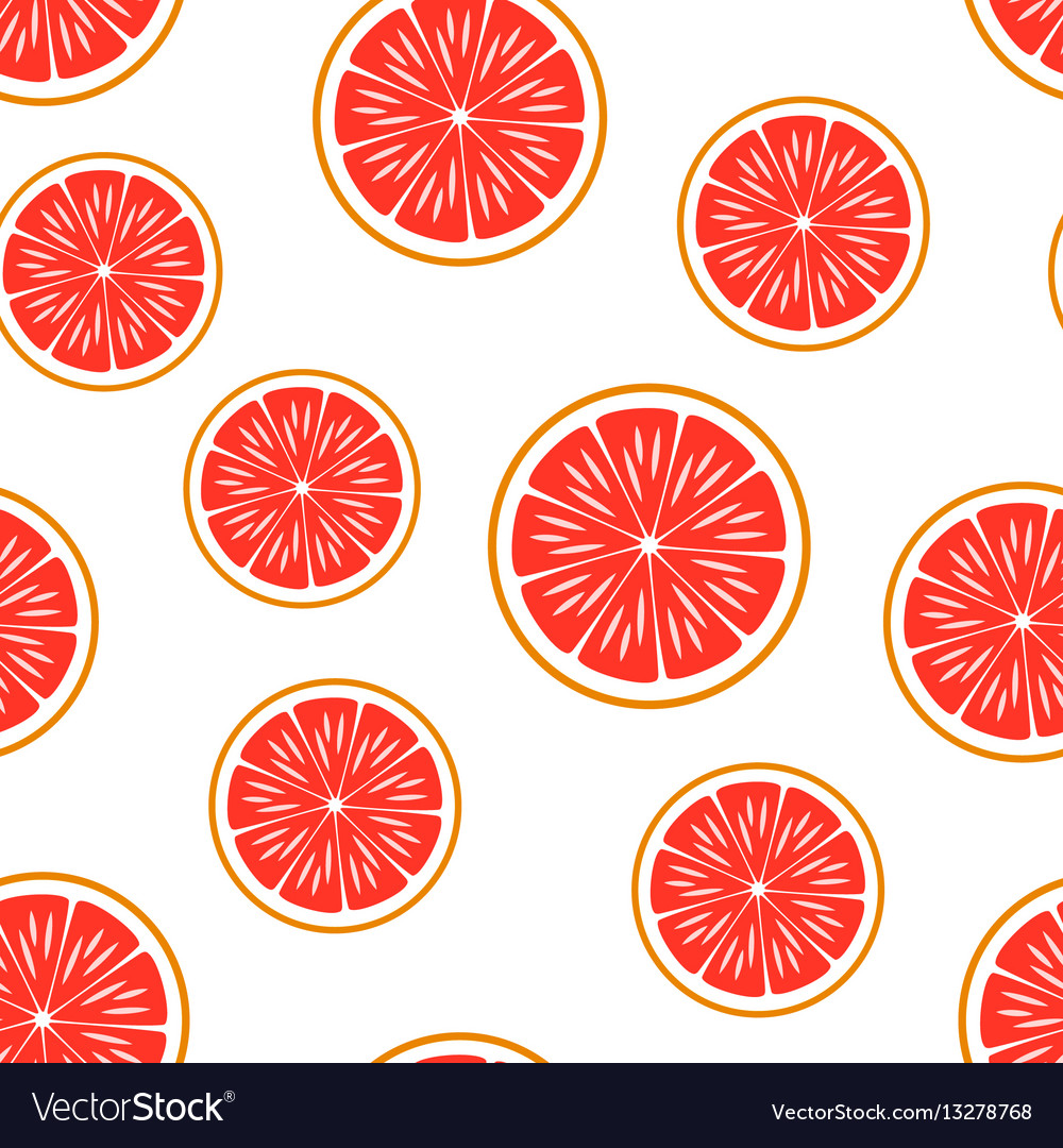 Grapefruit seamless pattern Royalty Free Vector Image Grapefruit seamless pattern Royalty Free Vector Image