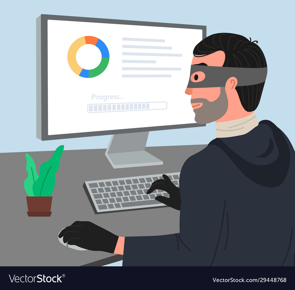 Hacker attack Royalty Free Vector Image - VectorStock