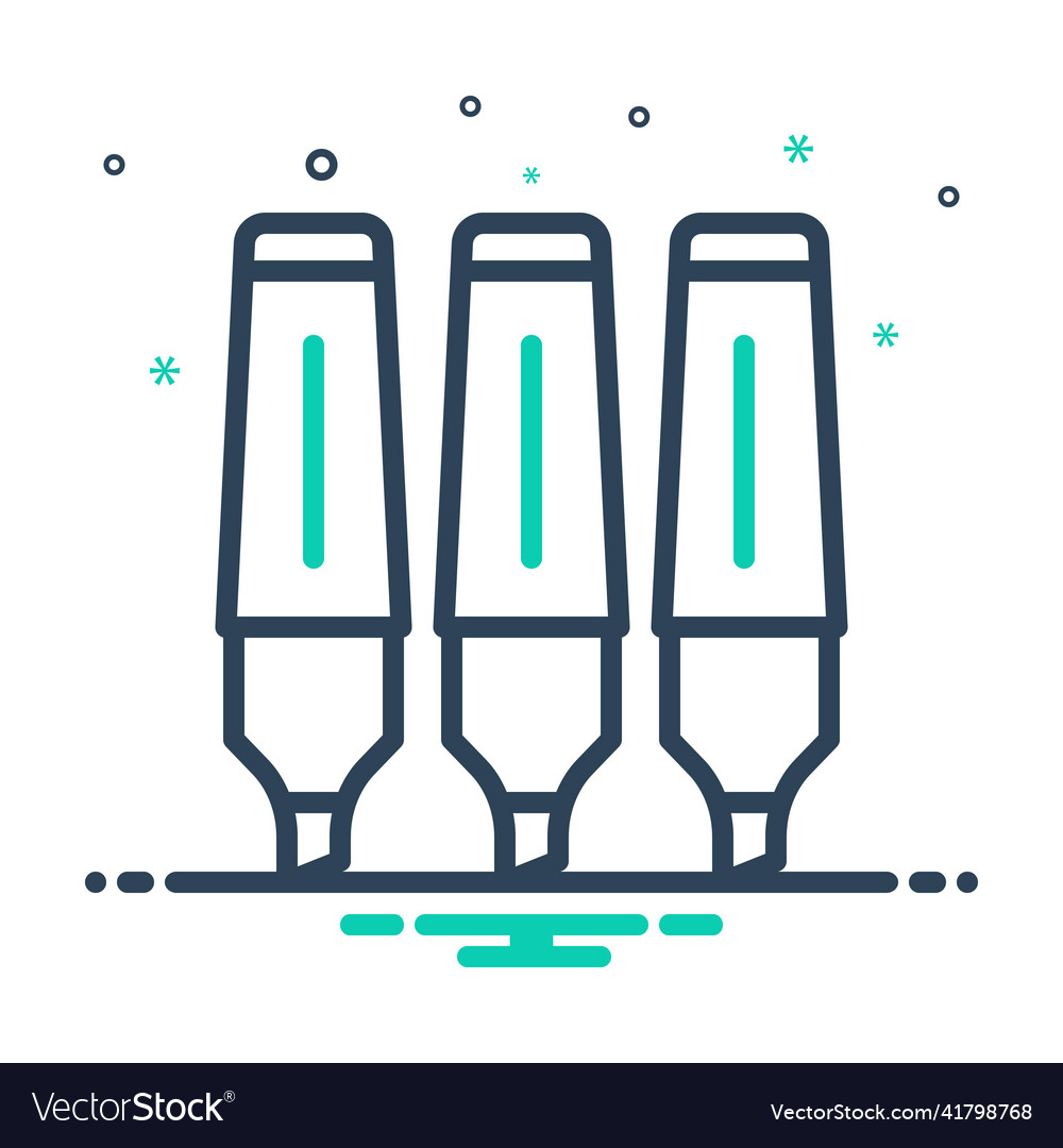 Markers Royalty Free Vector Image - VectorStock