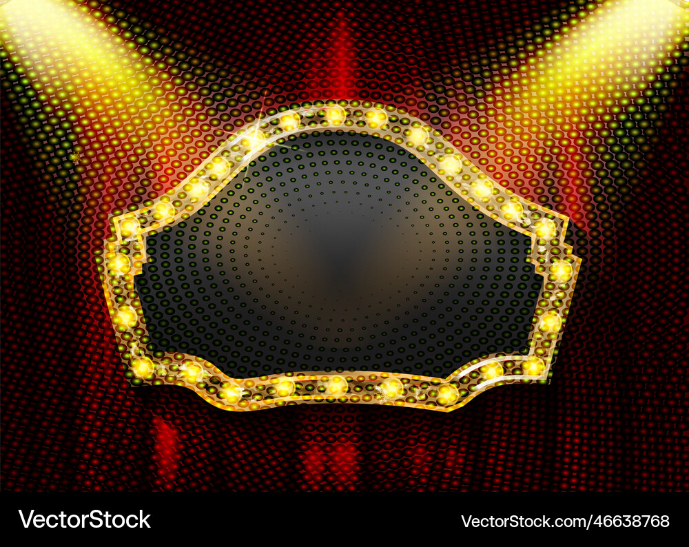 Premium dark red curtain scene gracefully Vector Image
