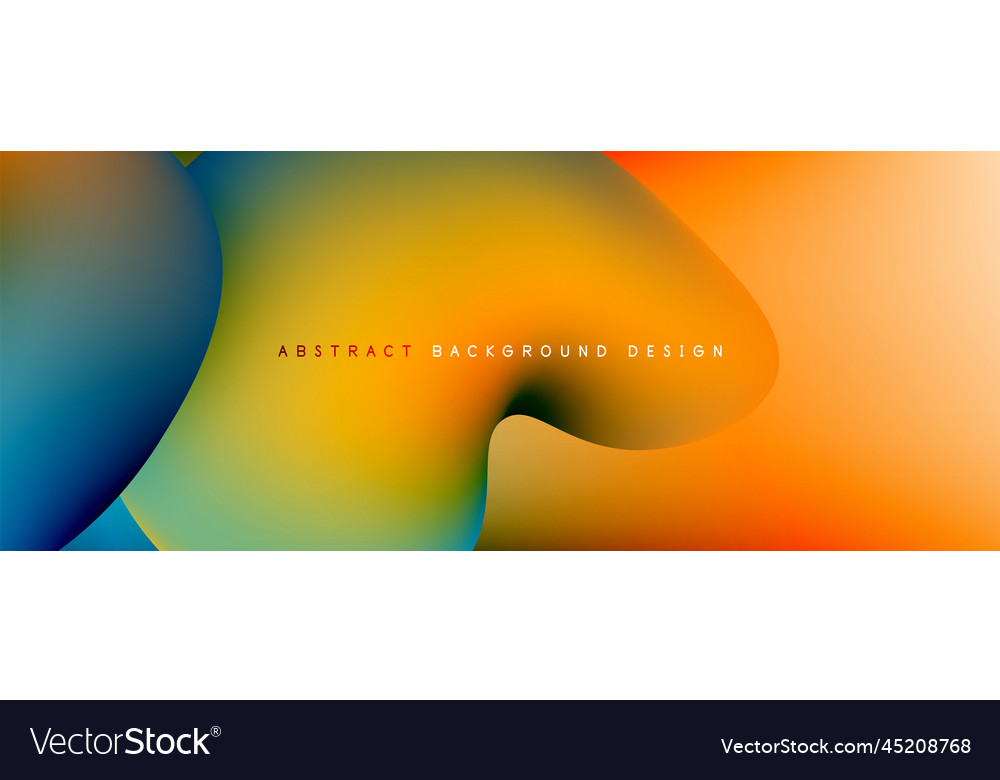 Trendy simple fluid color gradient abstract Vector Image