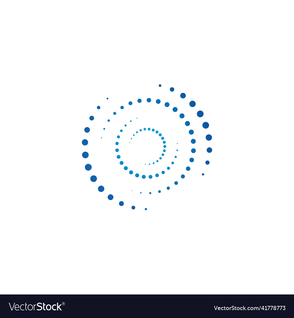 Circle dot Royalty Free Vector Image - VectorStock