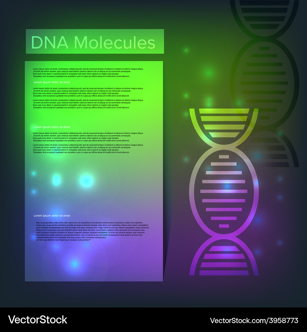 Dna healthcare background Royalty Free Vector Image