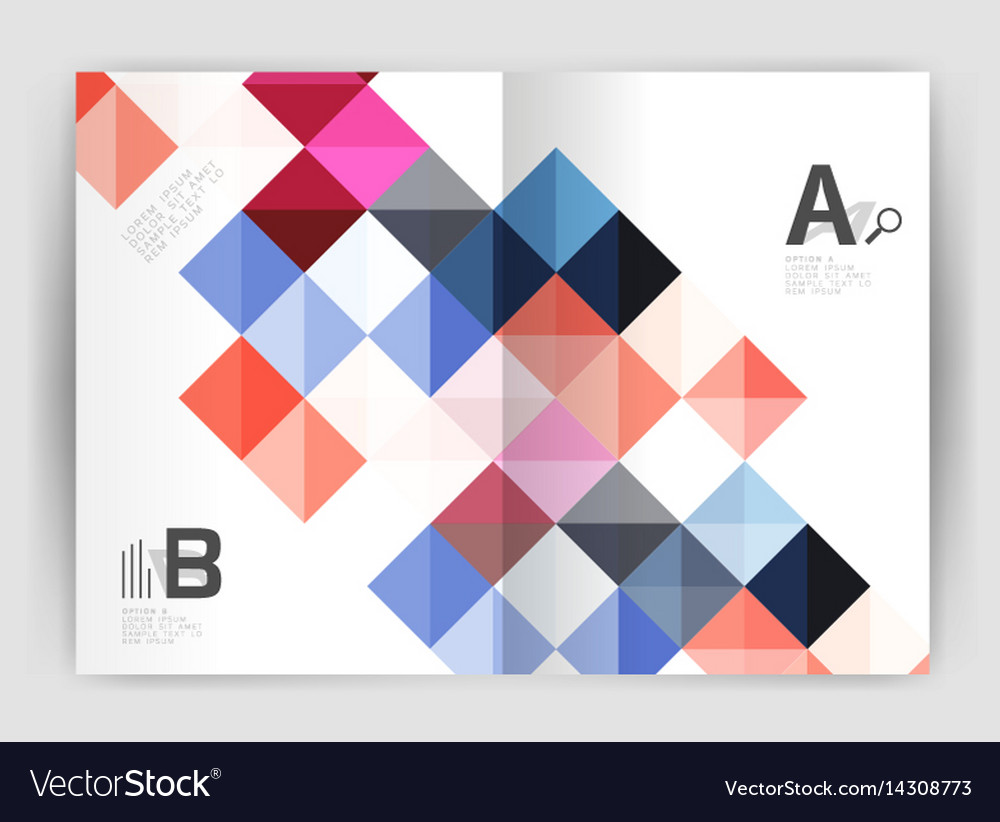 Square template background Royalty Free Vector Image