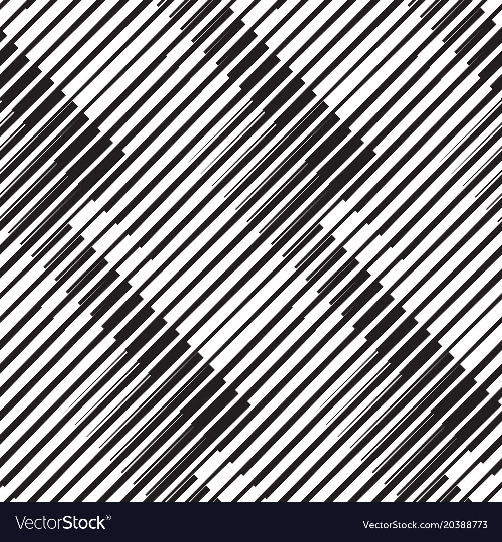 Universal Repeating Abstract Shape In Black Vector Image