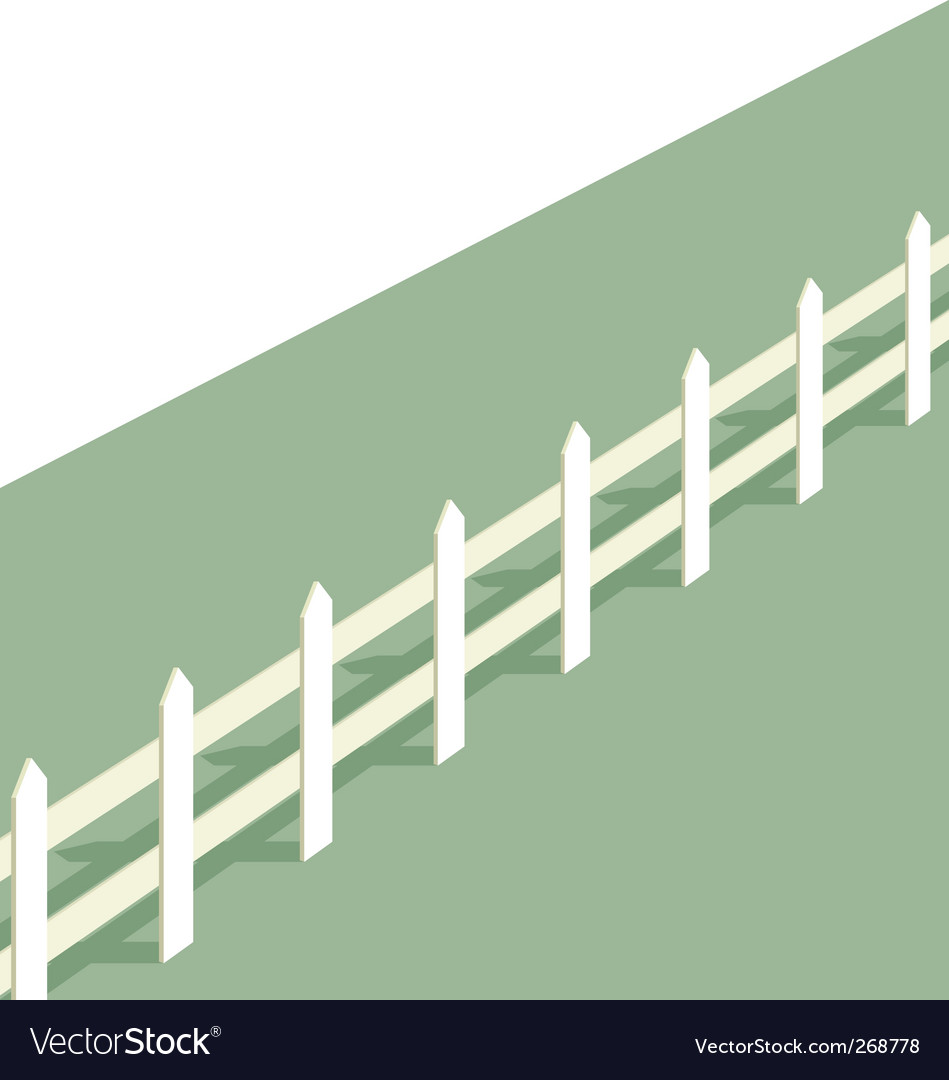 Fence Royalty Free Vector Image - VectorStock