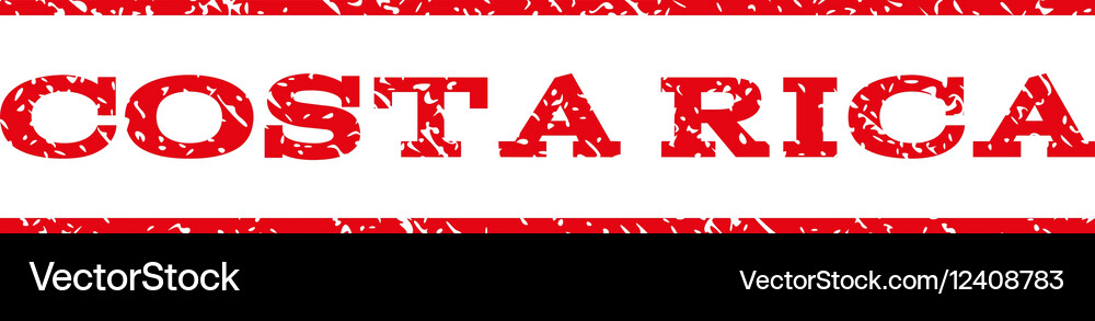 Costa rica watermark stamp Royalty Free Vector Image