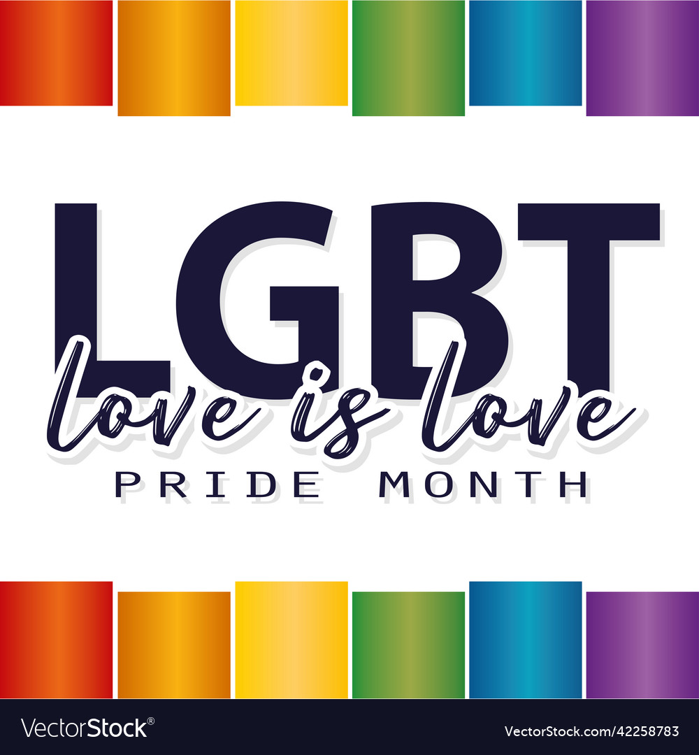 Isolated flag lgbt pride Royalty Free Vector Image