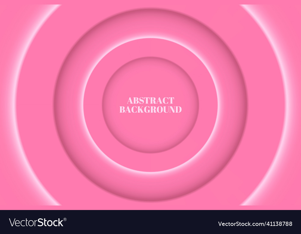 Abstract pink in neomorphic style Royalty Free Vector Image