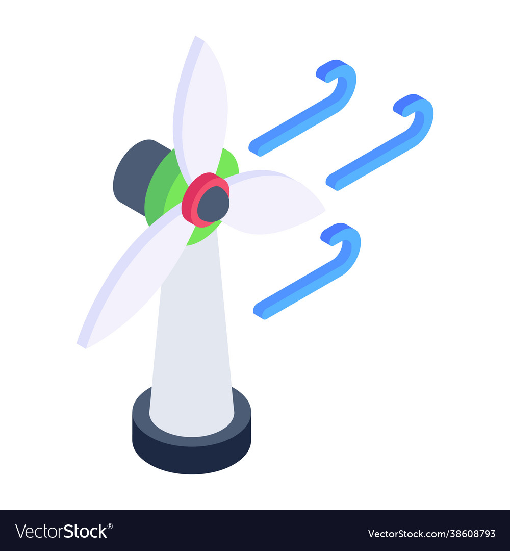 Windmill Royalty Free Vector Image - VectorStock