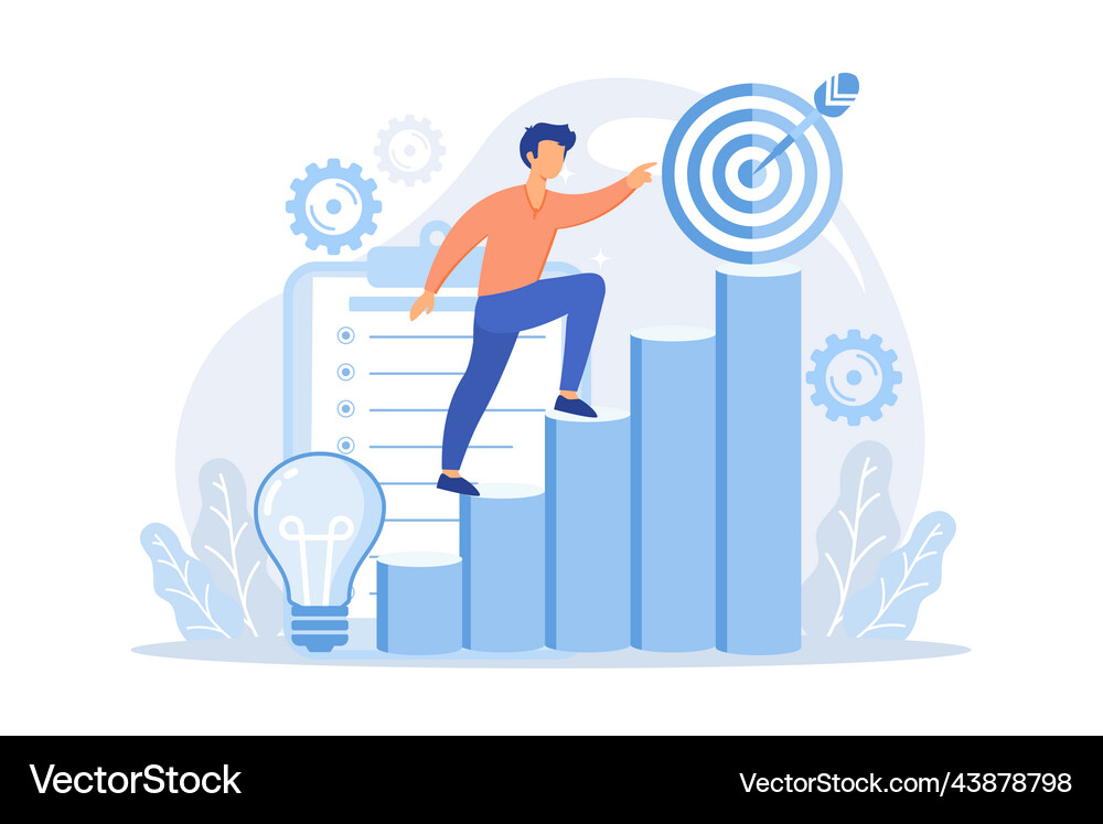 Business mission mission statement goals Vector Image