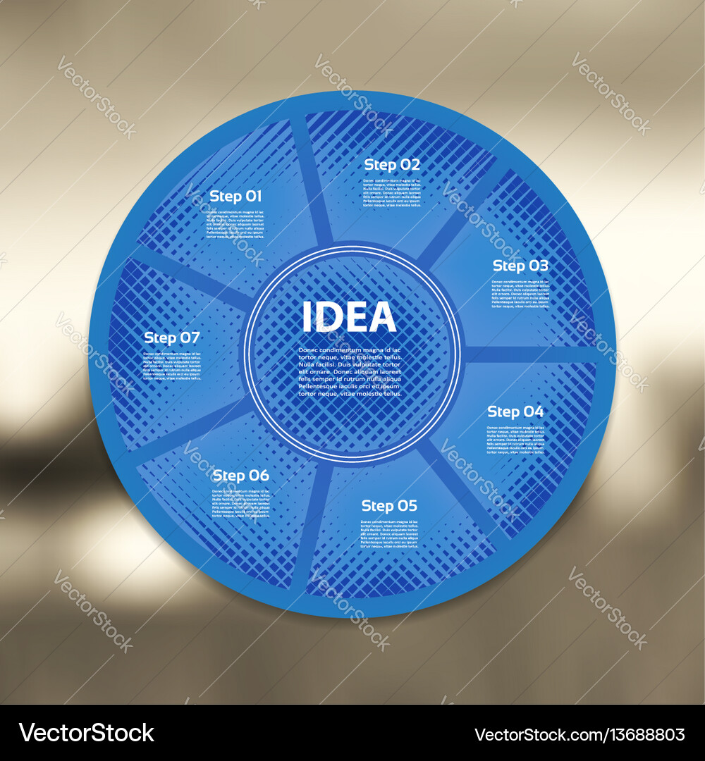 2016731 diagram plug blue 7b Royalty Free Vector Image