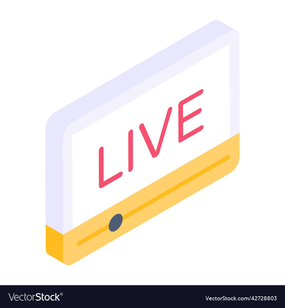 Live streaming Royalty Free Vector Image - VectorStock Live streaming Royalty Free Vector Image - VectorStock
