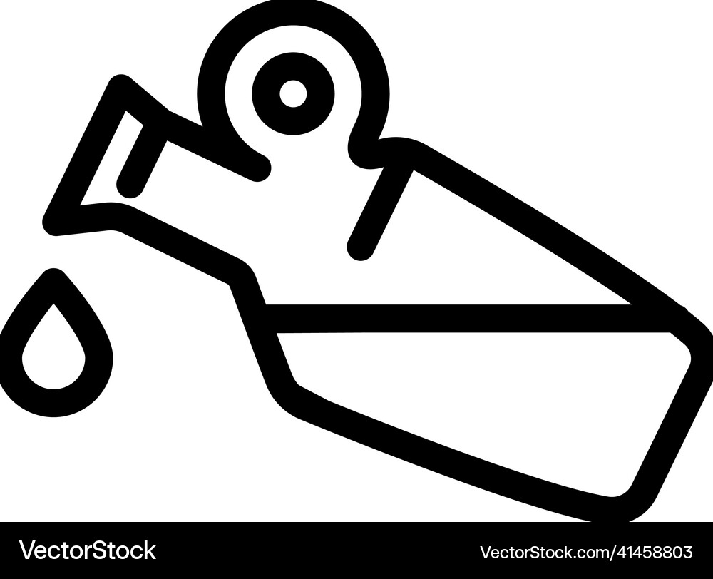 Olive oil add line icon Royalty Free Vector Image